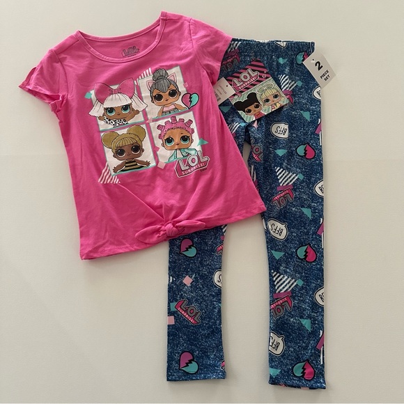 L.O.L. Surprise! | Matching Sets | Lol Surprise Doll 6x Girls Pink Top ...